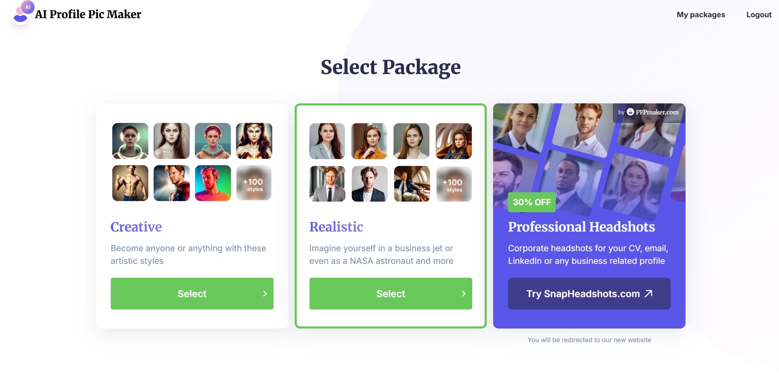 Profile Picture Maker - AI一键生成专业头像 | AI工具箱
