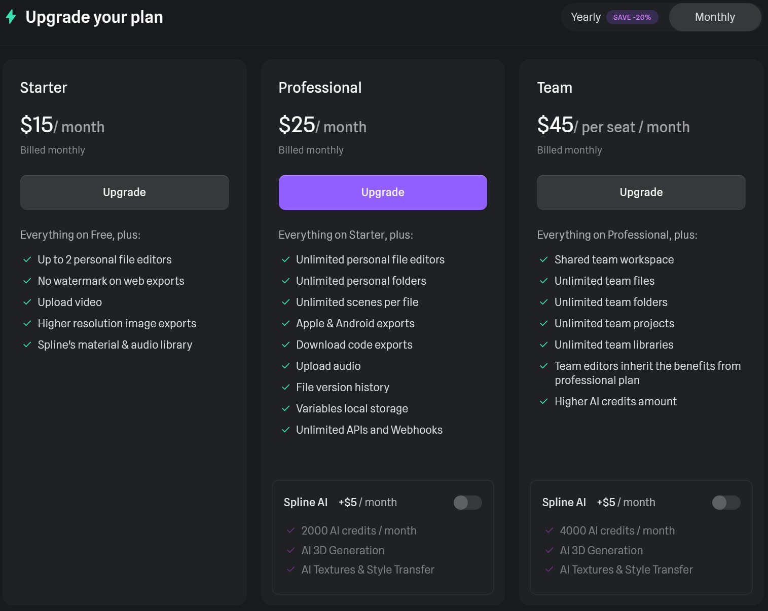 Spline AI - AI驱动的交互式3D建模与快速原型 | AI工具箱